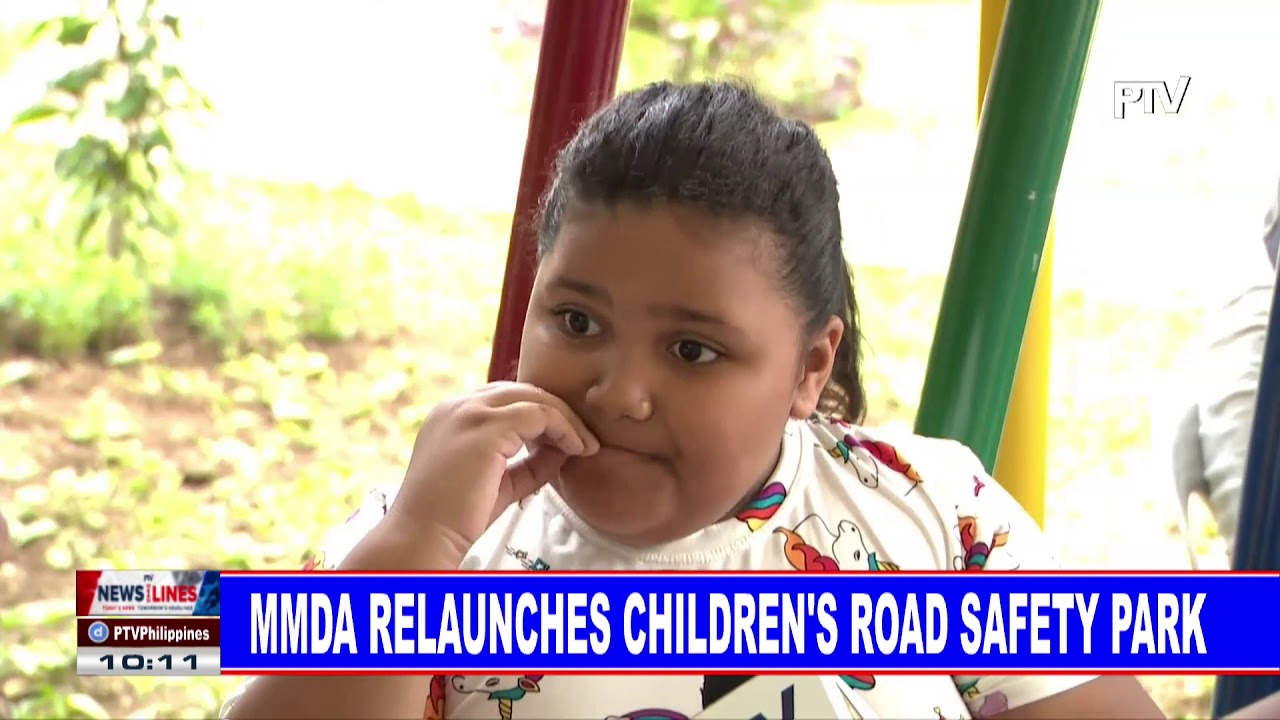 MMDA relaunches children's road safety park - YouTube