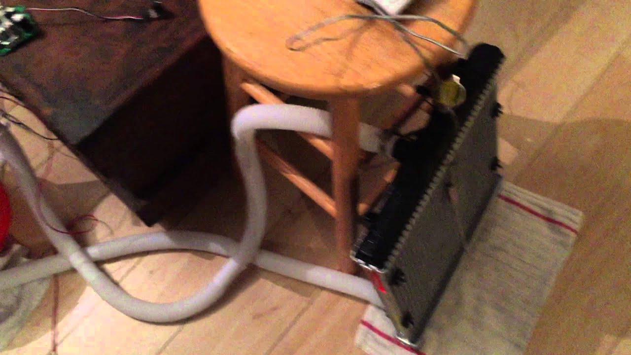Redneck Air Conditioner bench test. - YouTube