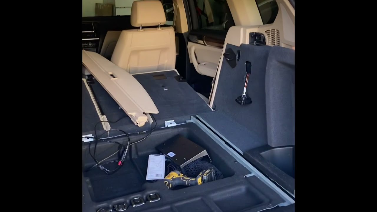 Bmw x3 2017 hardwire accessory power outlet - YouTube