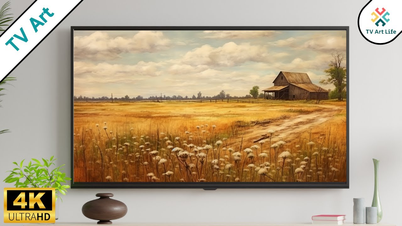 Vintage Farmhouse 🏡 Turn Your TV Into Art | Vintage Art Slideshow For ...