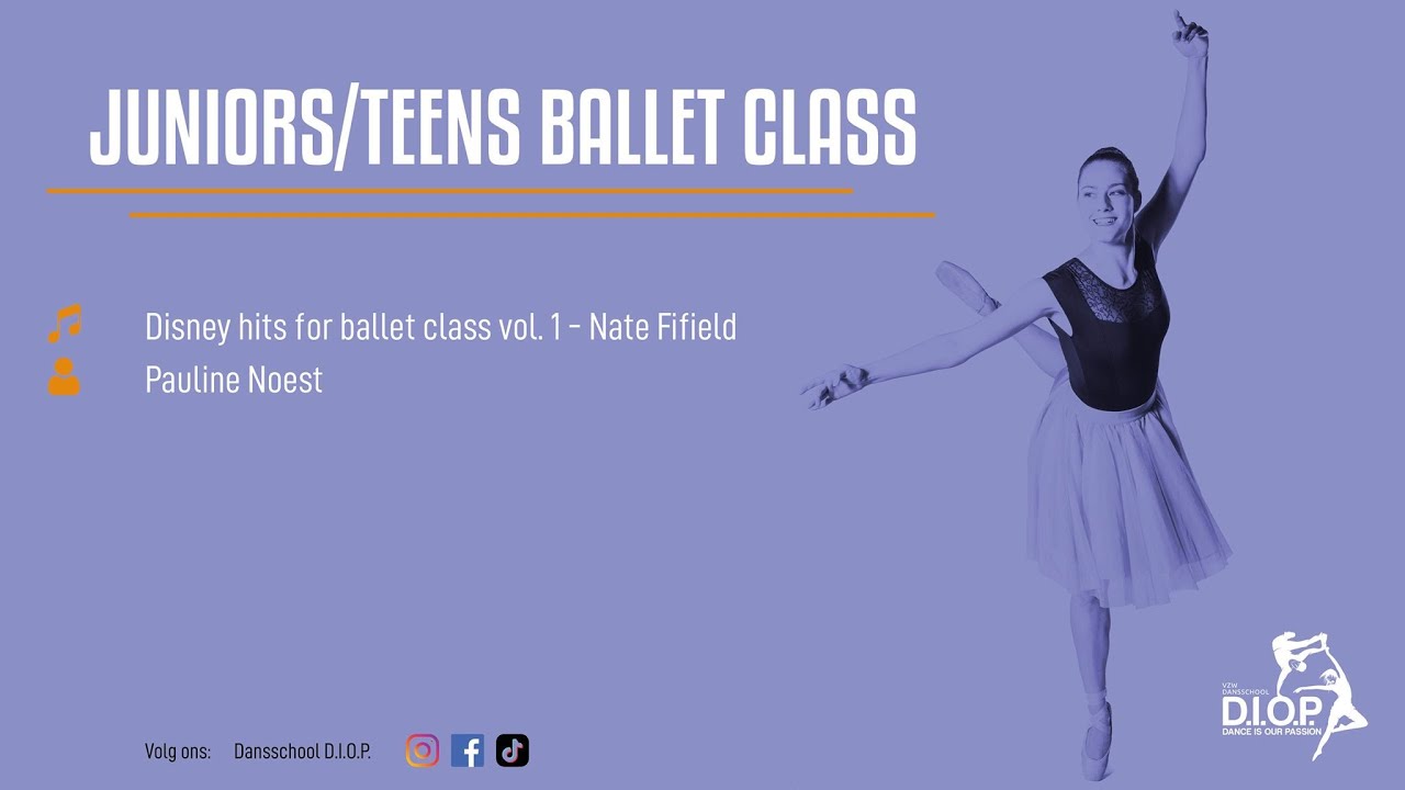 DISNEY HITS FOR BALLET (Nate Fifield) // Juniors/Teens Ballet Class By ...