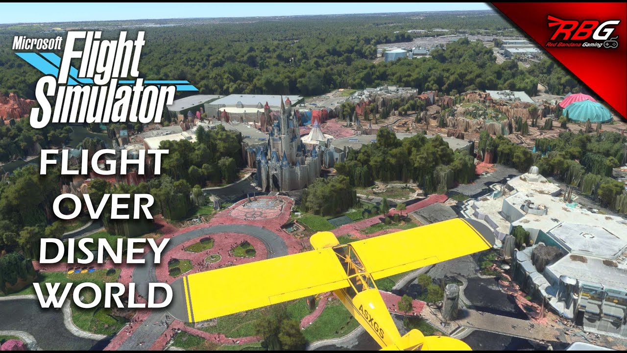 Flying Around Disney World - Microsoft Flight Simulator Xbox Series X ...
