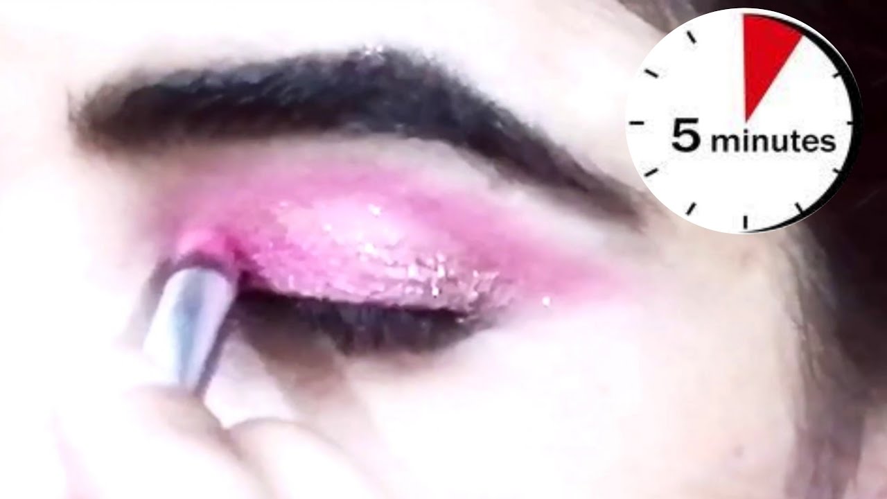 5 MINUTE Eye Makeup for Office / College / Function / Everyday | Simple ...