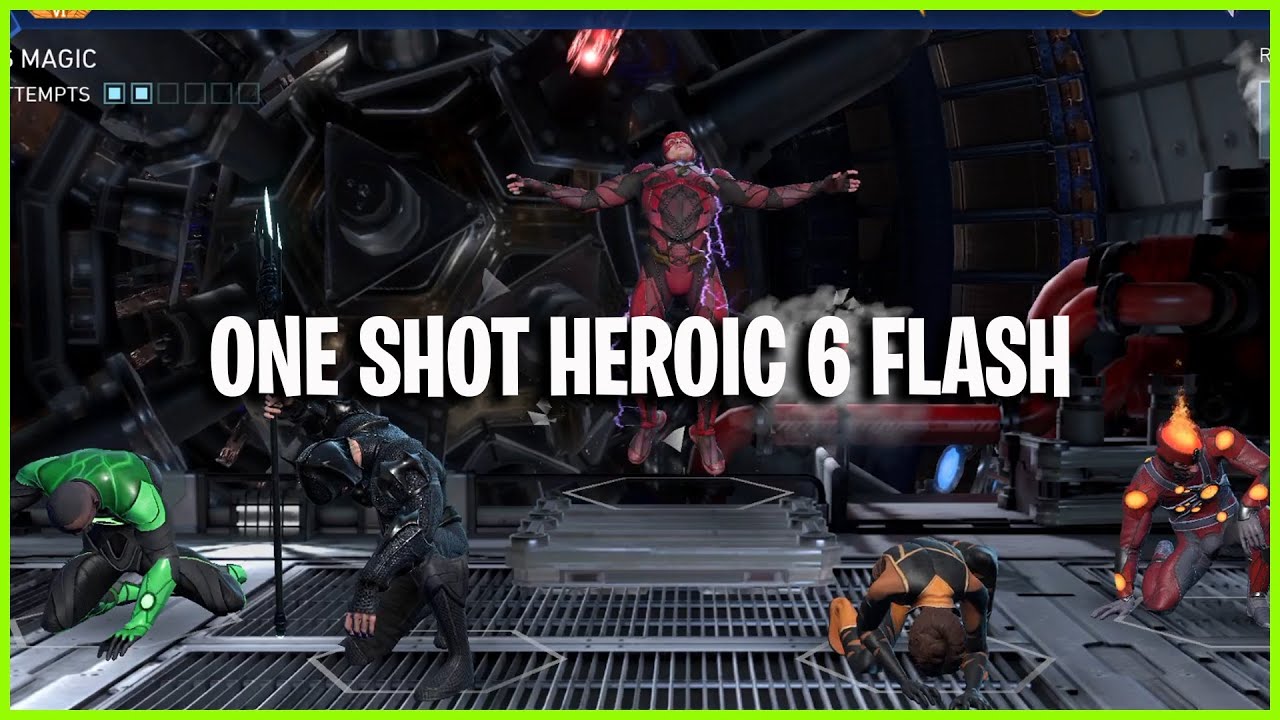 Injustice 2 Mobile | Boss The Flash Down | Rewards This Is Magic Solo Raids | Heroic 6 Tier 1 ...