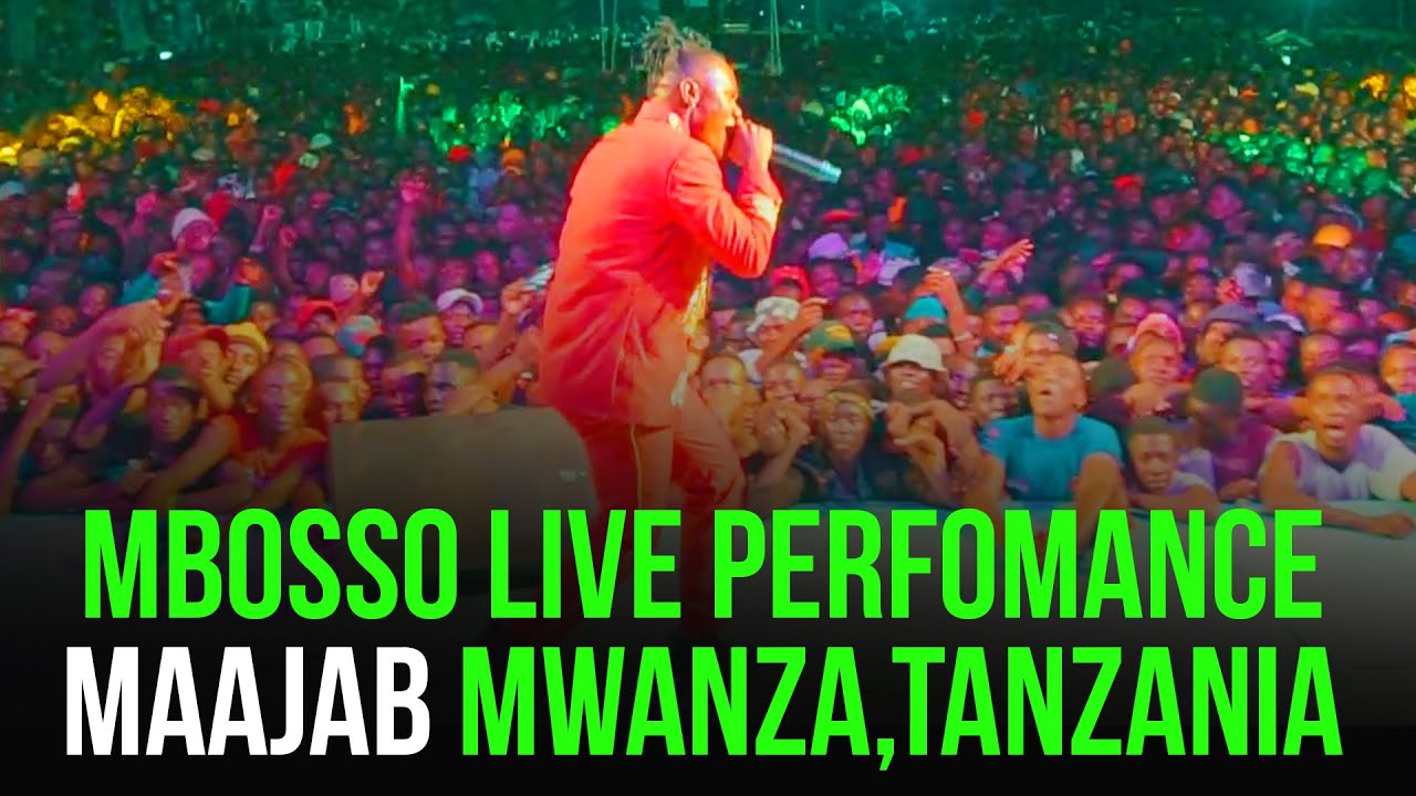 Mbosso live perfomance Maajabu Mwanza,Tanzania - YouTube