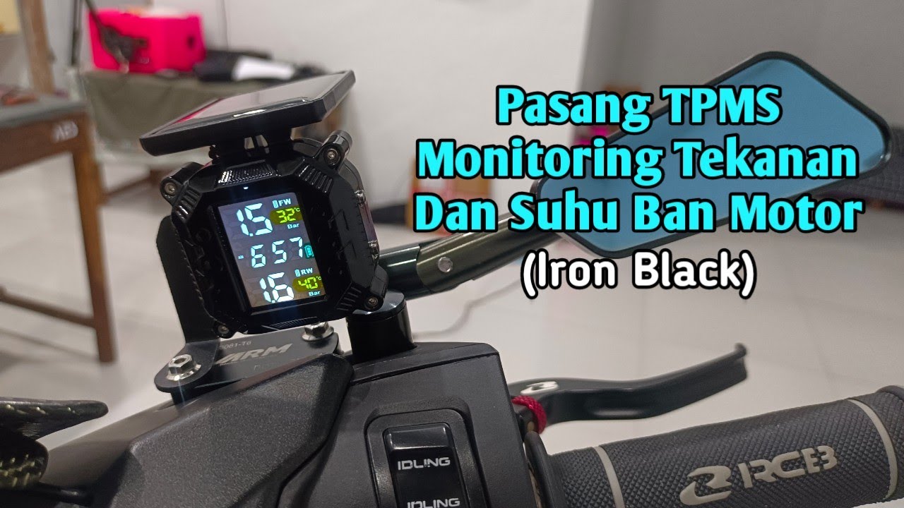 Pasang Sensor Tekanan Ban(TPMS), Monitoring Tekanan dan Suhu Ban Motor ...