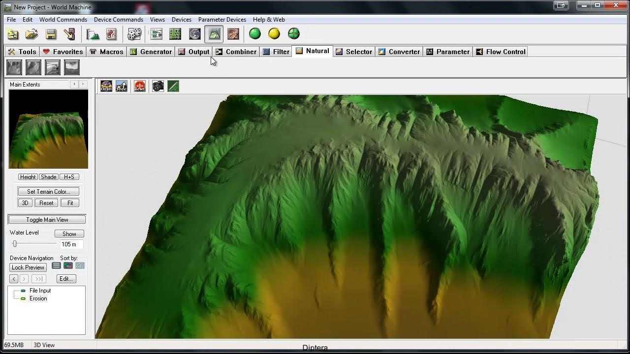 Terrain Creation In World Machine 0106 Making the Final Terrain in Worldmachine - YouTube