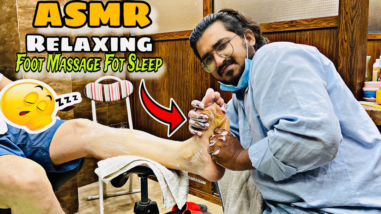 ASMR: Relaxing Thai Foot Massage at Salon FootCare Studio/ Foot Massage ...