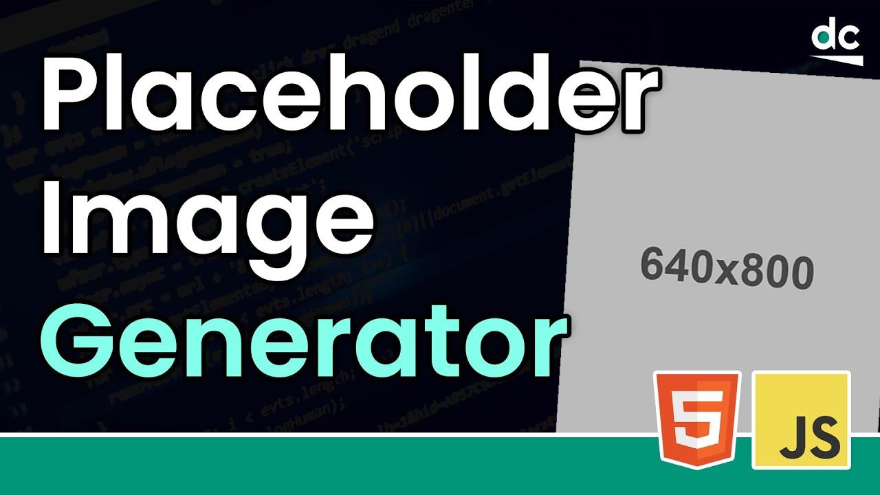 Build a Placeholder Image Generator with JavaScript & HTML5 Canvas Build a Placeholder Image Generator with JavaScript & HTML5 Canvas