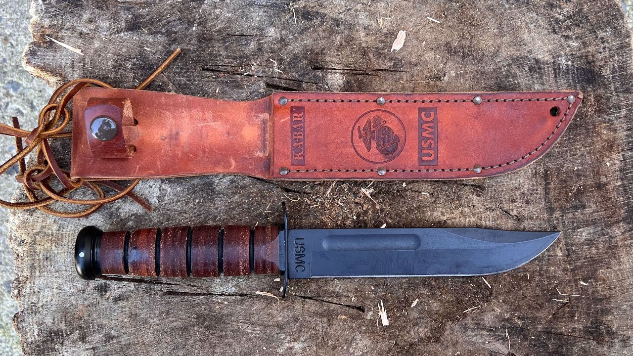 USMC KA-BAR Straight Edge | A Knife to Pass Down for Generations # ...