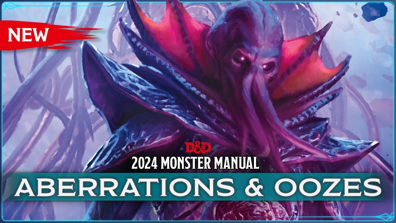 New Aberrations & Oozes | 2024 Monster Manual | D&D - YouTube