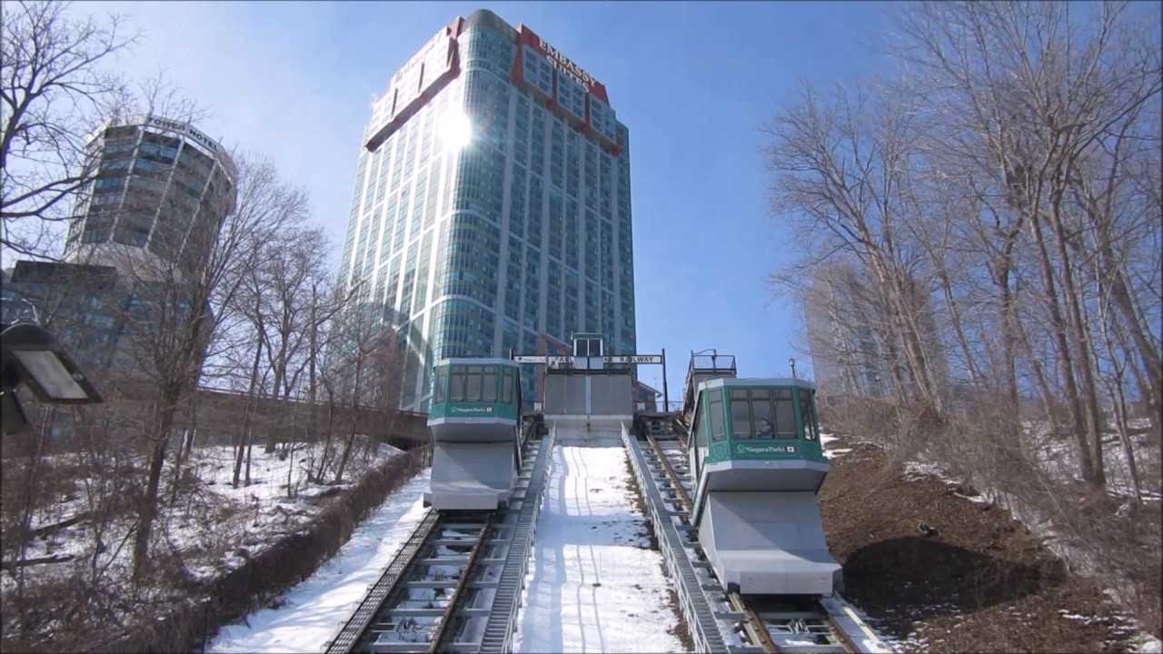Shortest funicular - Falls Incline Railway - Niagara Canada - YouTube