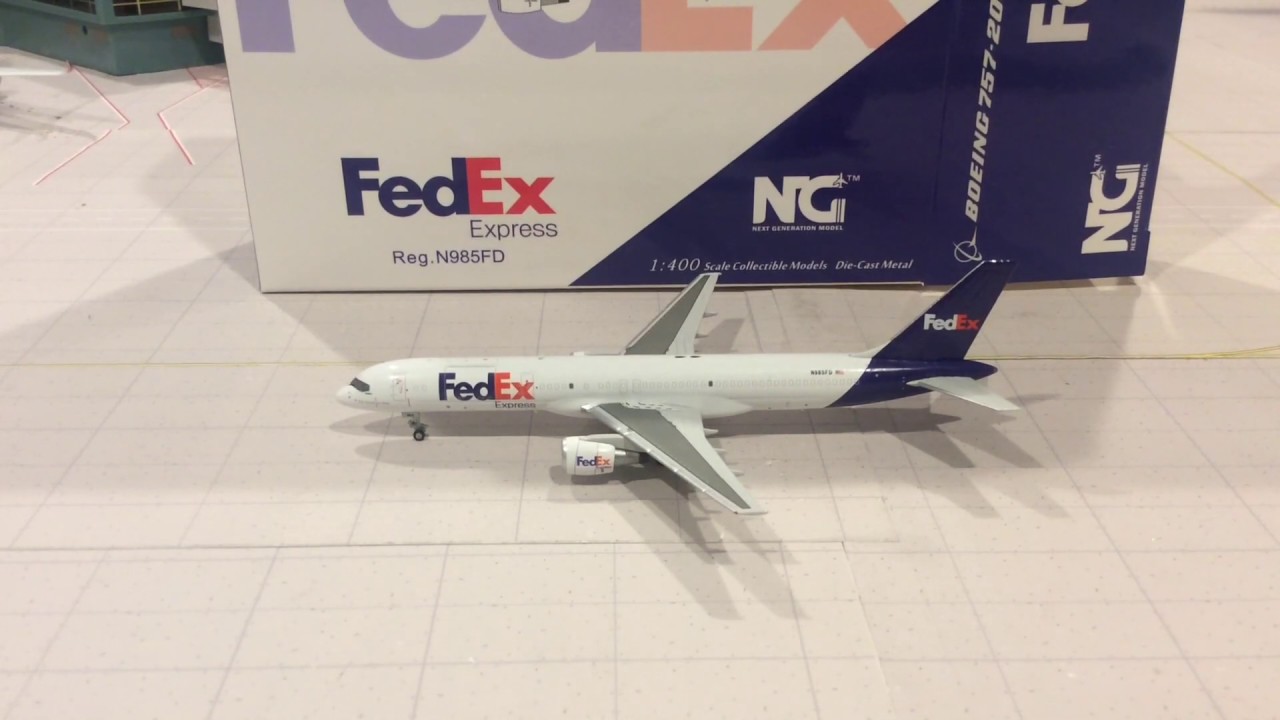 1:400 FedEX 757-200 N985FD NG model review - YouTube