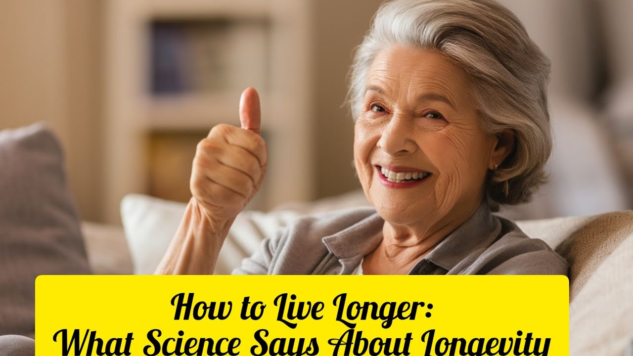 How to Live Longer: What Science Says About Longevity. - YouTube