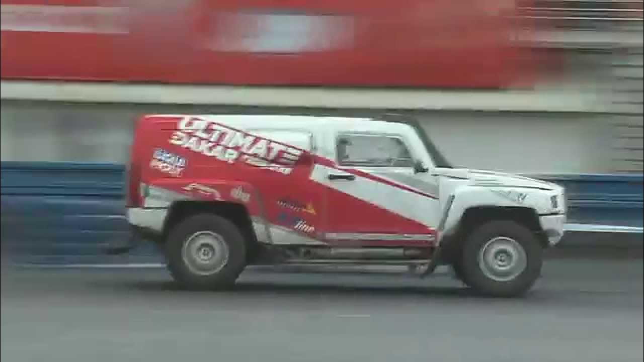 Dakar Show - Hummer H3 EVO - jump - YouTube