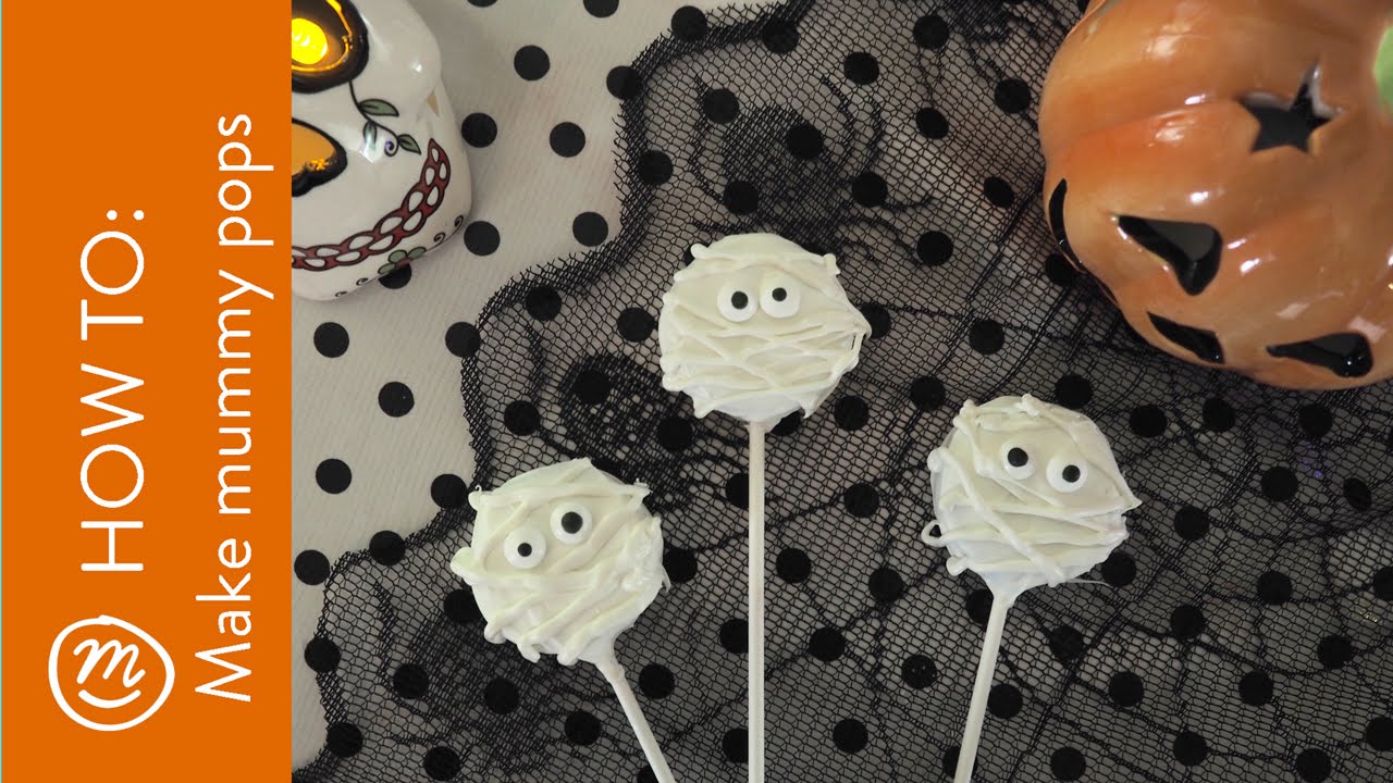 Easy Halloween Oreo Mummy Pops | HOW TO with Channel Mum - YouTube