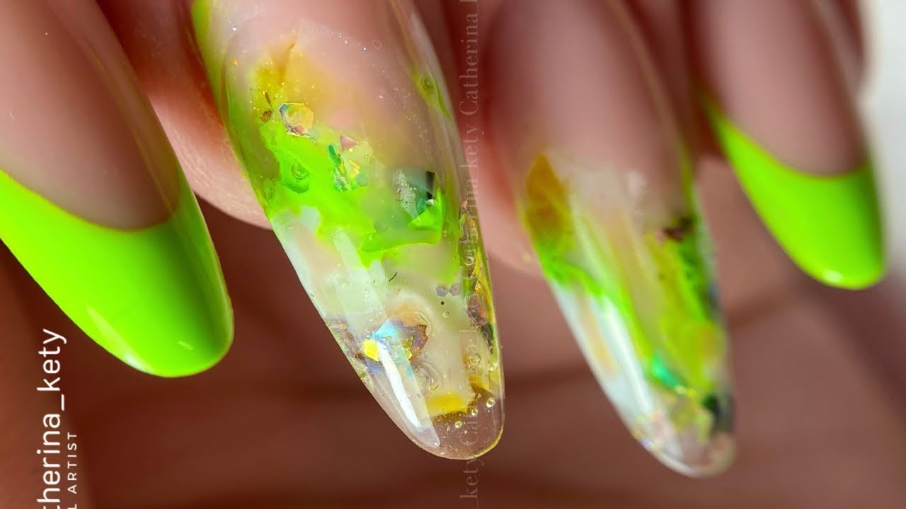 Refill Nails|Refill Unghie in Gel|Marble Nails|Nail Art using the ...