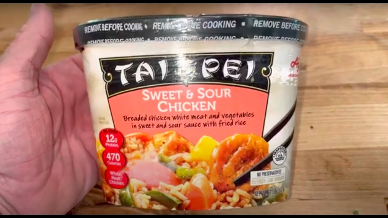 Wal Mart Tai Pei Brand Microwaveable Sweet and Sour Chicken Taste Test ...