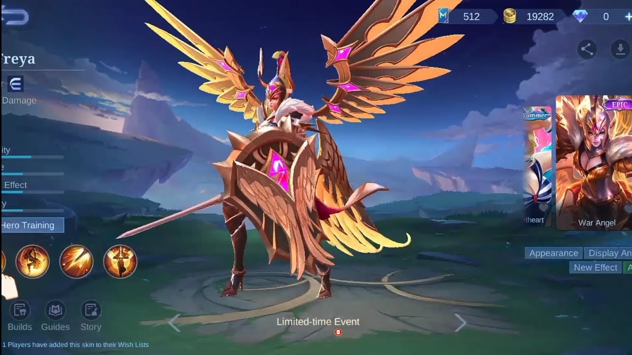 FREYA SKIN #mobilelegends - YouTube