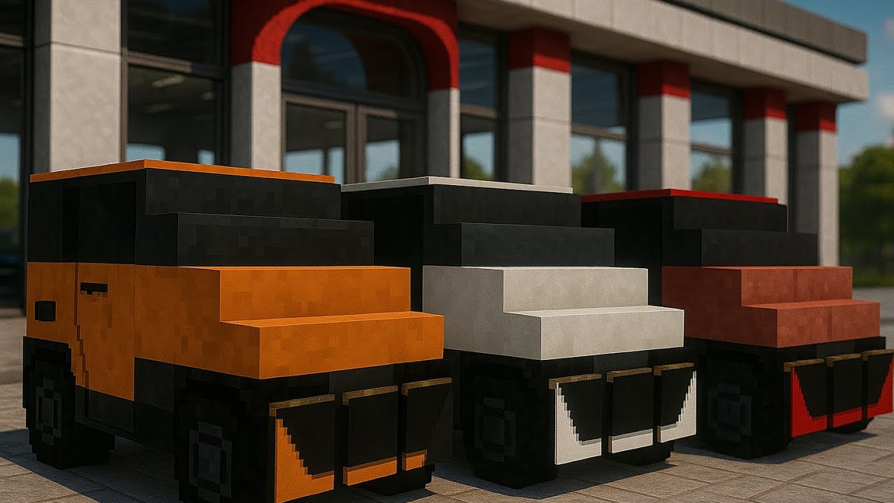 Minecraft Tutorial - SMART City Coupe 🟠⚪️🔴 - YouTube