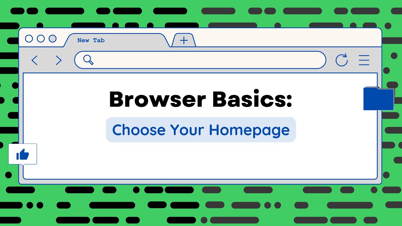 Browser Basics: Choose Your Homepage | Technology Education - YouTube