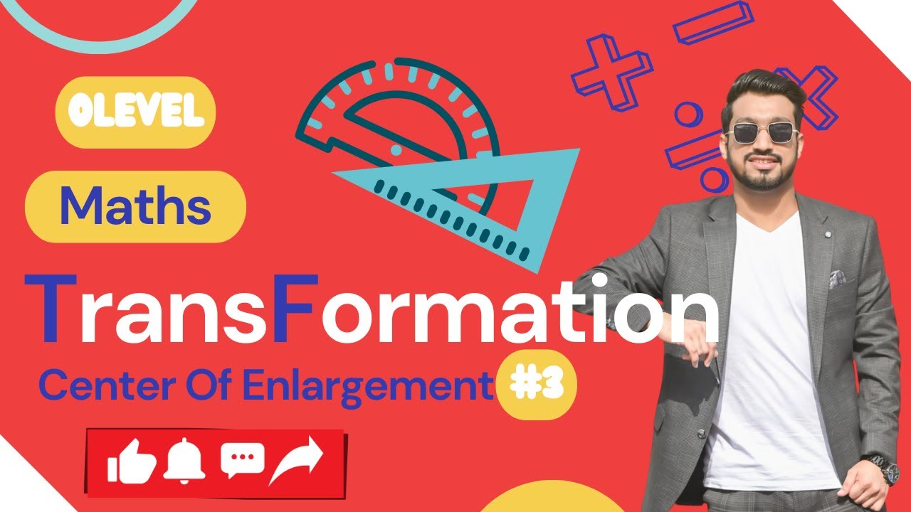 OLevel Maths Transformation (Center Of Enlargement) -3 - YouTube