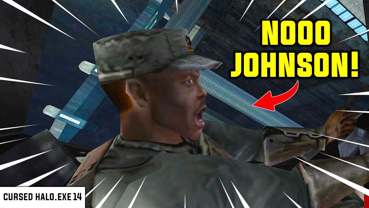 JOHNSON STOP WHAT ARE YOU DOING!!! - (Cursed Halo Part 14) - YouTube