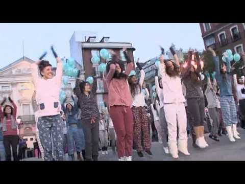 women´secret pijama flashmob in Madrid!!!