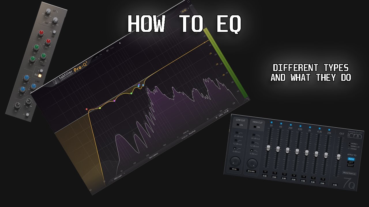 How to EQ, what types of EQ's there are, and how they work! - YouTube