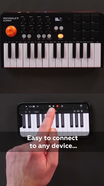 ROCKDALE Element MIDI Keyboard - YouTube