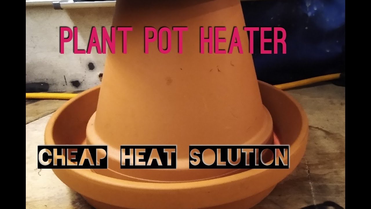 plant pot heater - YouTube