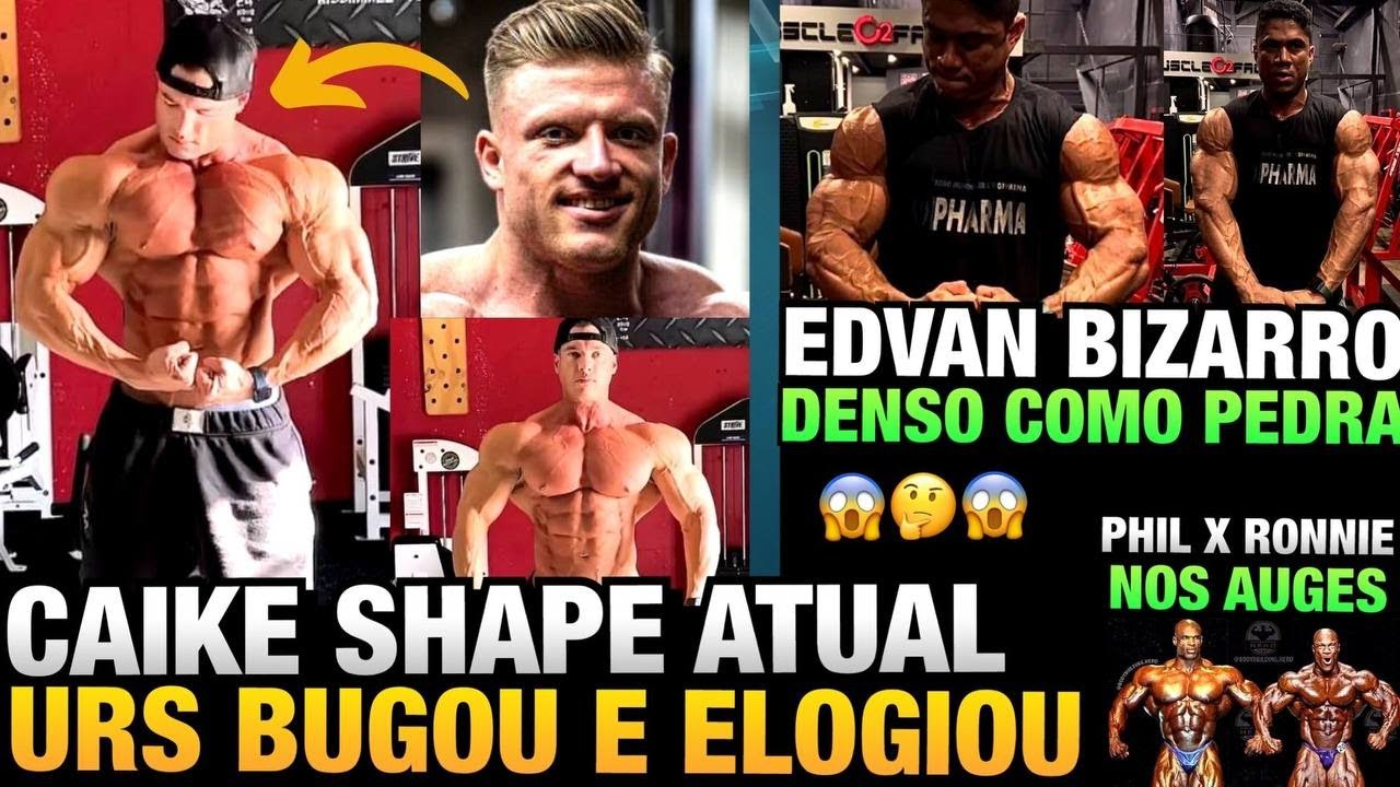 URS ELOGIOU O SHAPE ATUAL DO CAIKE PRO - EDVAN ESTÁ BIZARRO + PHIL VS ...