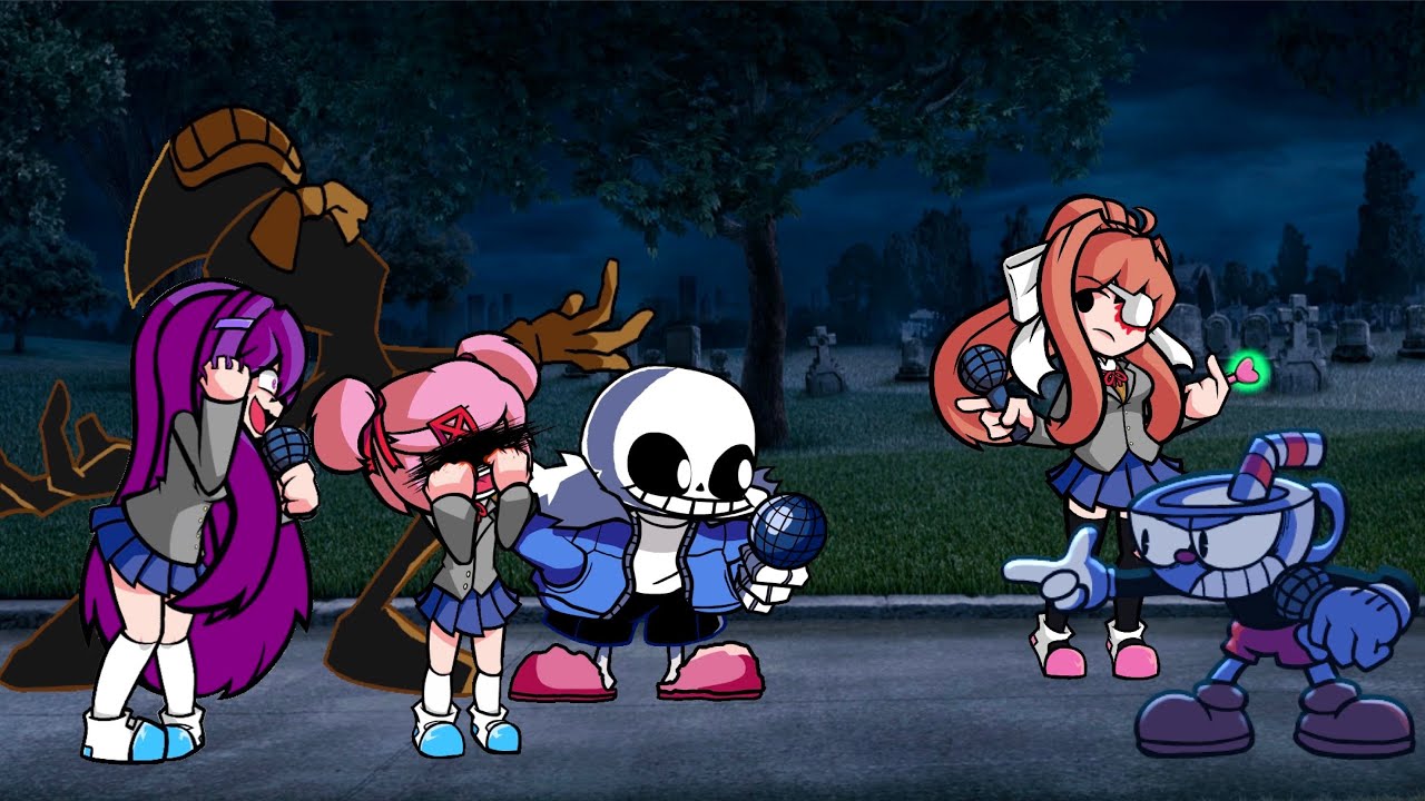 Double Kill Ft. Indie Cross, Bad Ending Natsuki, Crazy Yuri And Monika ...