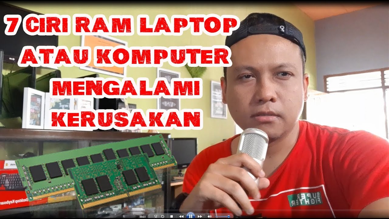 7 CIRI RAM LAPTOP ATAU KOMPUTER MENGALAMI KERUSAKAN - YouTube