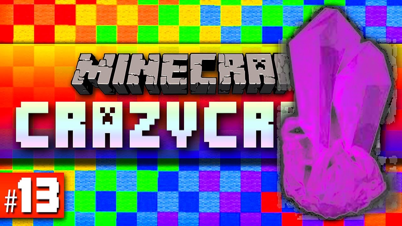 Minecraft Mods Crazy Craft #13 'CRYSTAL DIMENSION!' with Vikkstar ...
