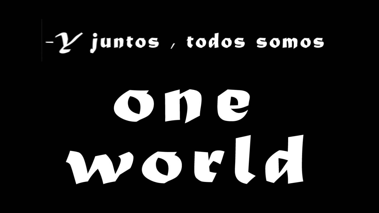 One World Tipografía Cinética - YouTube