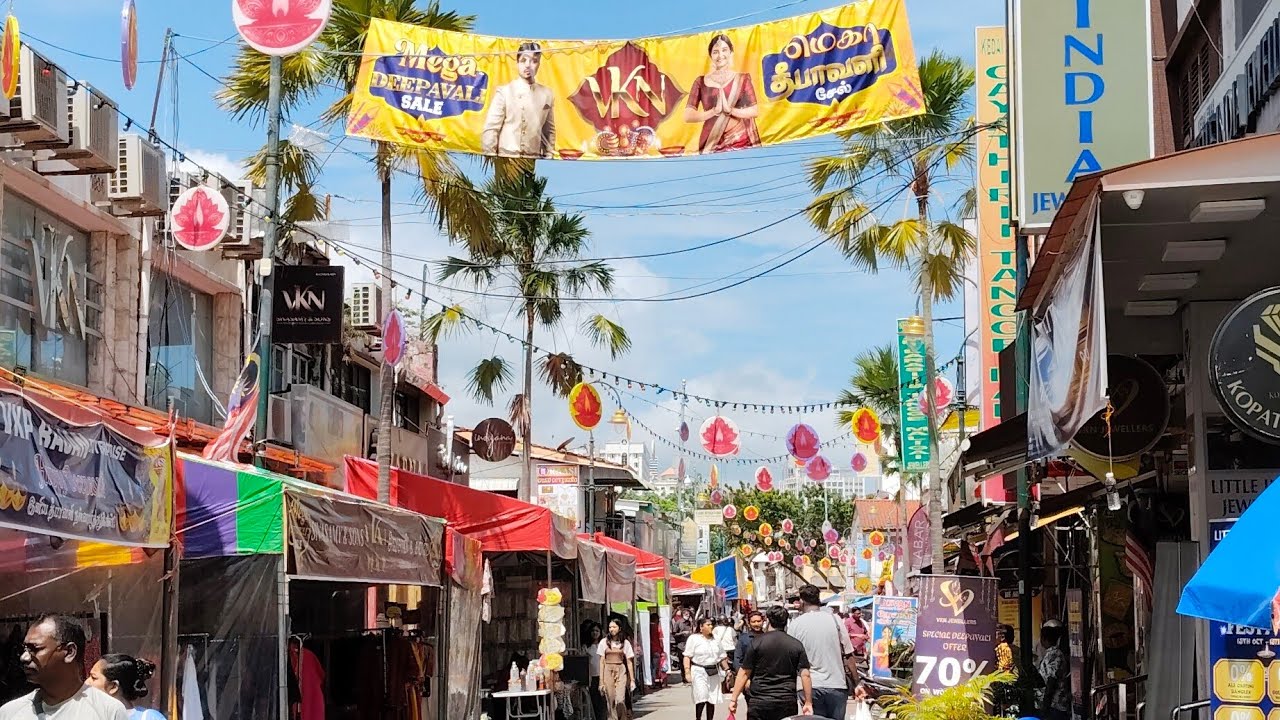 penang little india - YouTube
