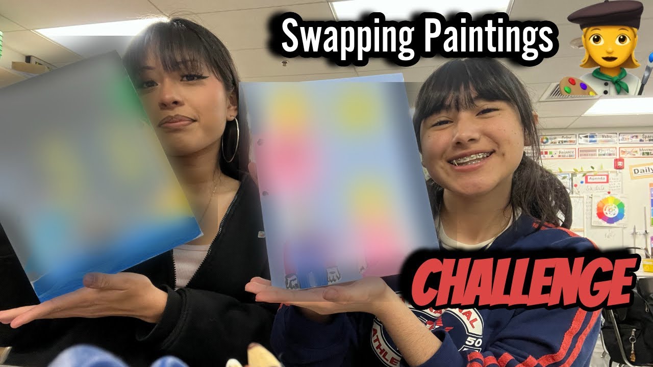 Swapping Paintings Challenge - YouTube