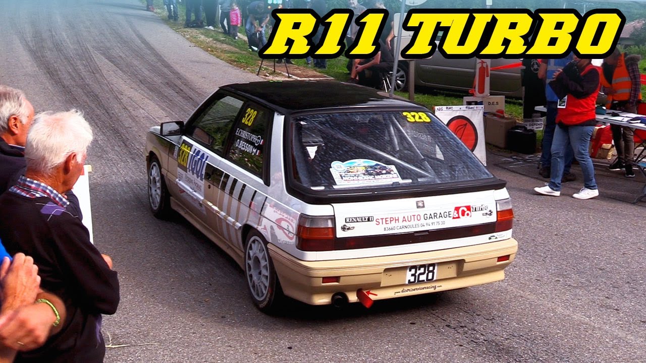 Renault R11 Turbo Rallycars in France - YouTube