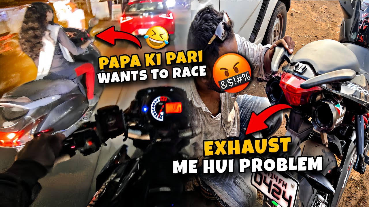 Papa Ki Pari VS Benelli 600i😂 || Exhaust Me Hui Problem🤬 || vlog 23 ...