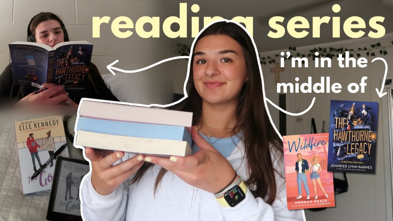 READING SERIES I’M IN THE MIDDLE OF (spoiler-free reading vlog) 🏕️🏒📖 ...