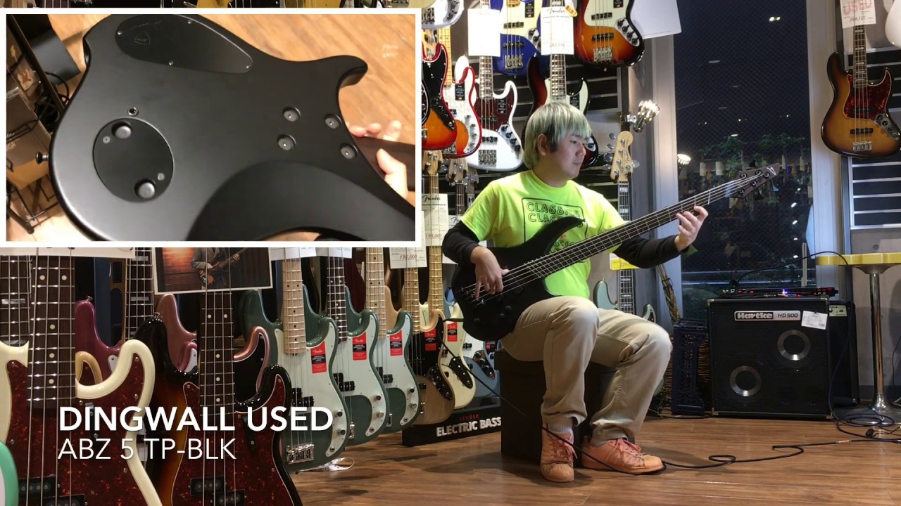Dingwall Used ABZ 5 TP-BLK - YouTube