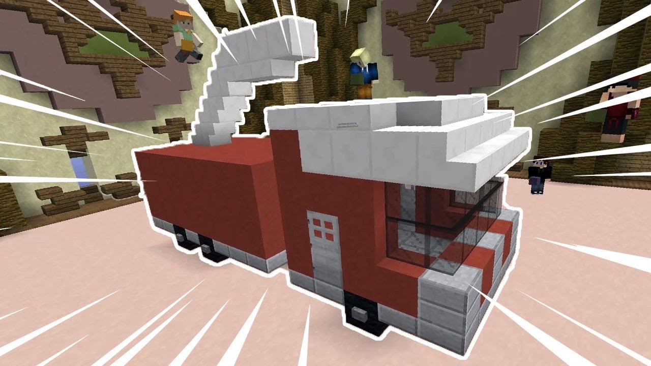 CAMIÓN DE BOMBEROS LEGENDARIO 😱🔥 | MINECRAFT BUILD BATTLE - YouTube