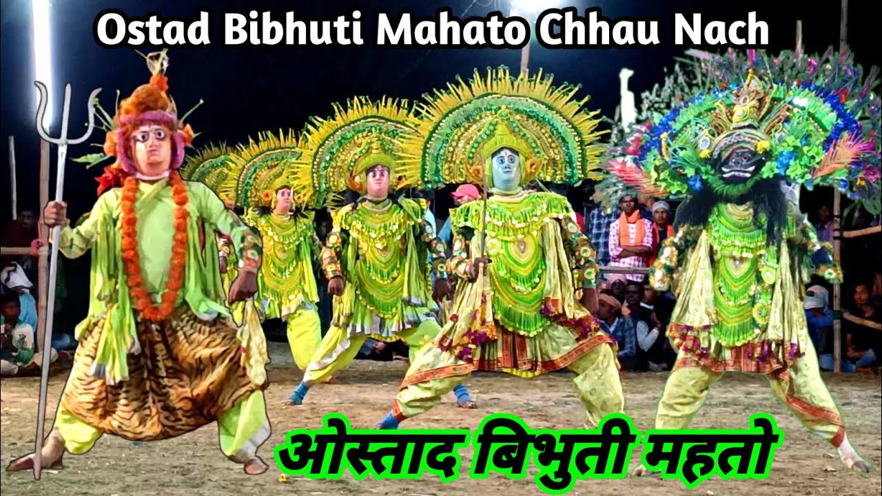 Bibhuti Mahato//Chhau Nritya Full Pala//बिभुती महतो छौ नाच//Folk Dance ...