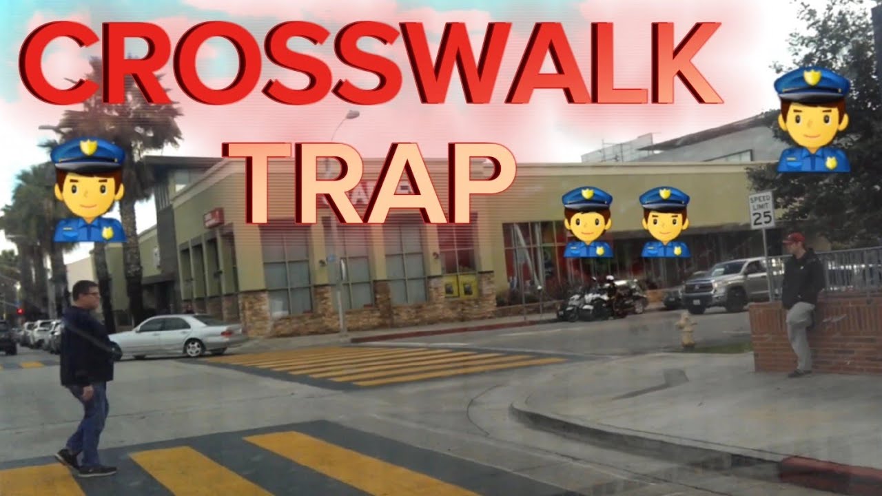 Police Crosswalk Trap #cops #police #policegames - YouTube