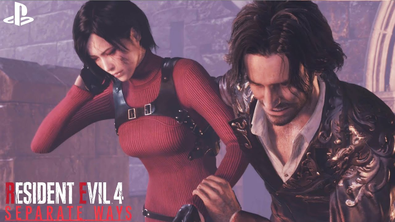 Luis saves Ada from the parasite - Resident Evil 4 Separate Ways DLC ...