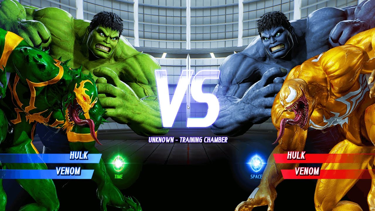 Green Hulk & Green Venom vs Black Hulk & Yellow Venom (Hardest AI ...