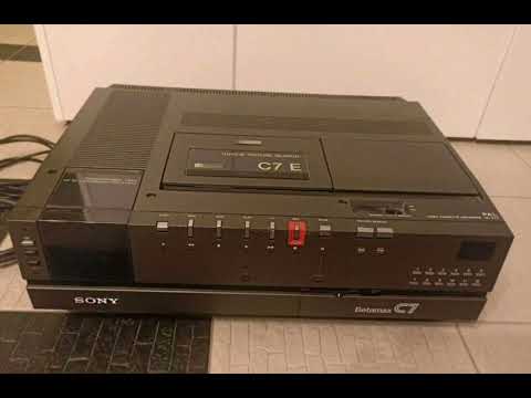 Sony C7 Beta Videorecorder Reparatur und Testlauf￼