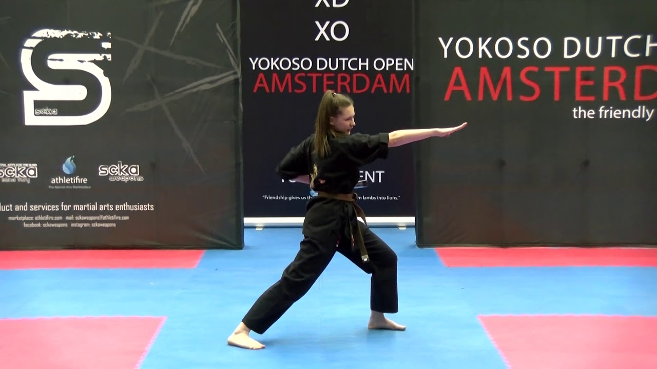 Michelle Wrobel Grand Champion Forms Division Yokoso Dutch Open 2019 ...