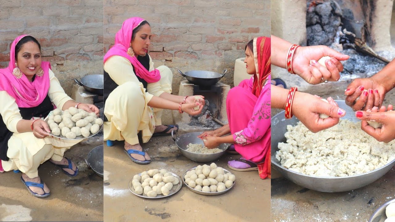 Chola diya Pinnia ♥️Khoye walia pinnia🧡Pinniya Recipe💕Rice laddu/Chawal ...